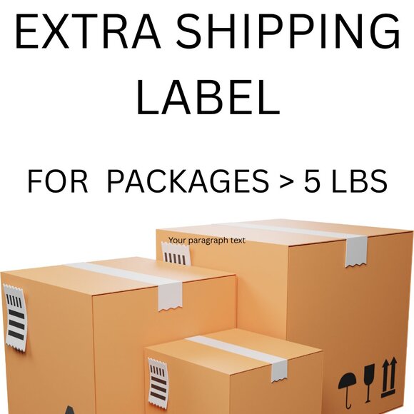 Other | Extra Shipping Label | Poshmark